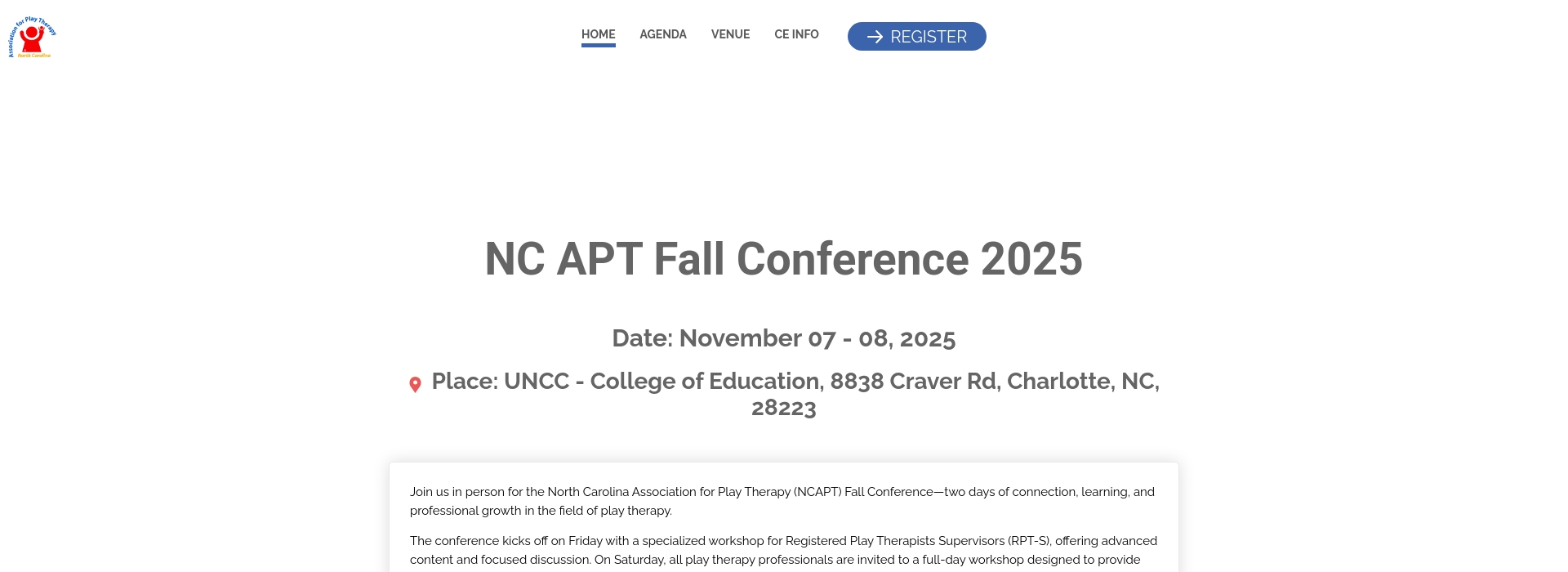 NC APT Fall Conference 2025